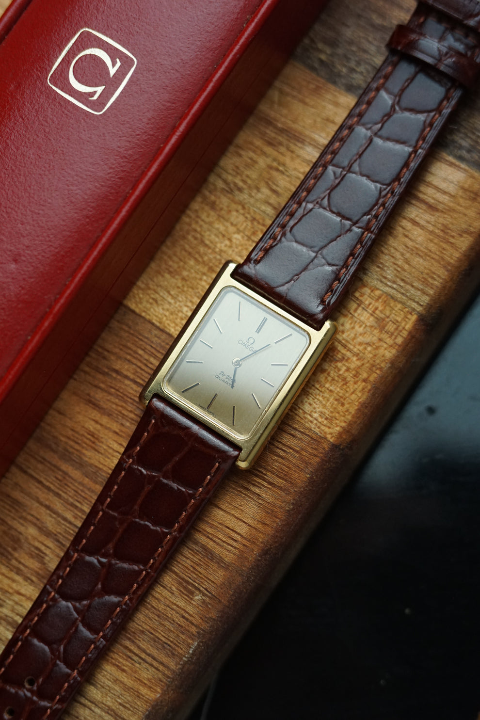 Omega De-ville Tank quartz with box – My First Vintage X Next Vintage