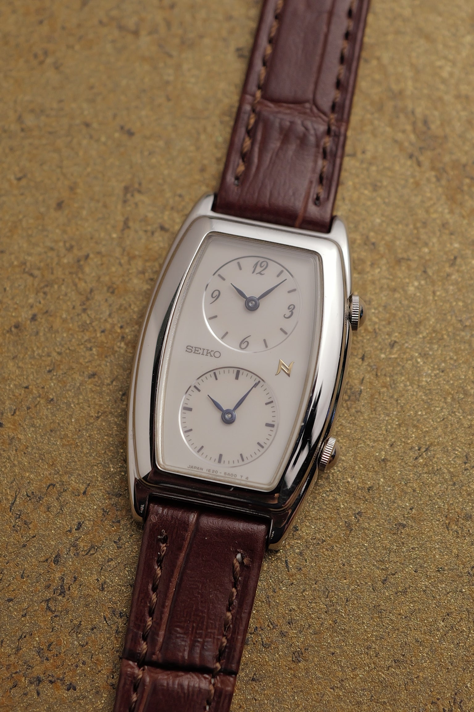 Seiko "Tonneau Dual time" Circa. 1995 in steel – My First Vintage X ...